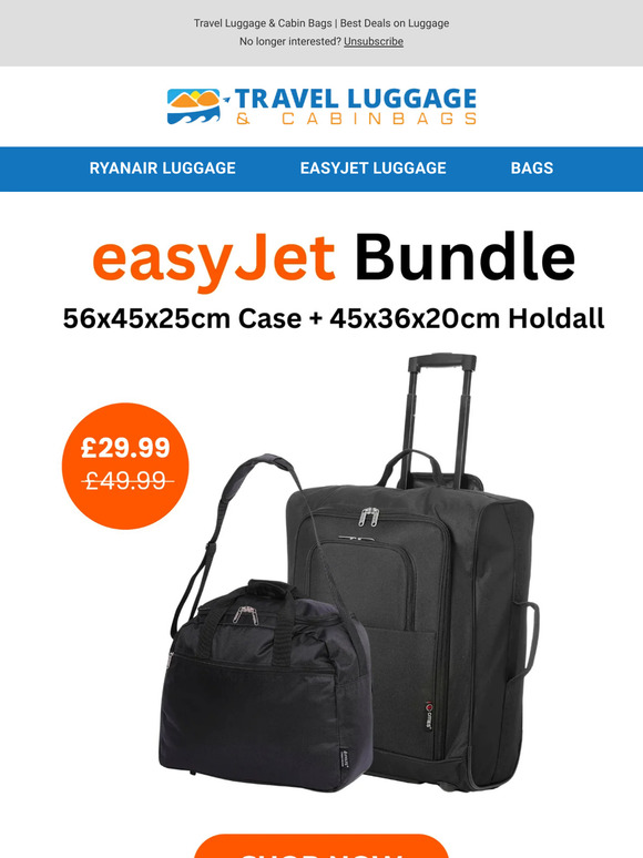 Travel Luggage & Cabin Bags Ltd: Unlock EasyJet Convenience with Our ...