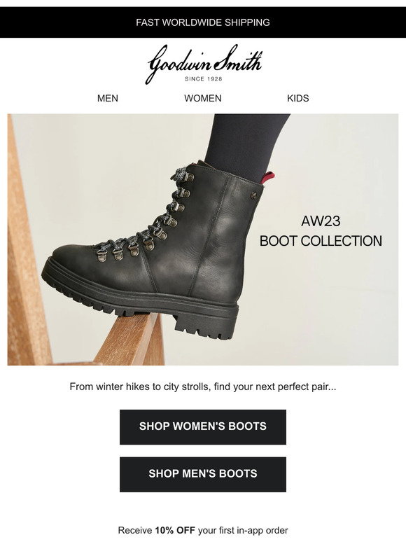 Goodwin Smith: Discover The Boot Collection | Milled