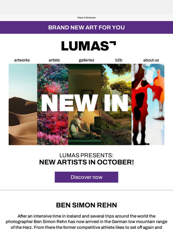 Lumas: New artists, you don't want to miss | Milled