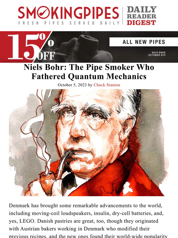 Smokingpipes: Niels Bohr: The Pipe Smoker Who Fathered Quantum ...