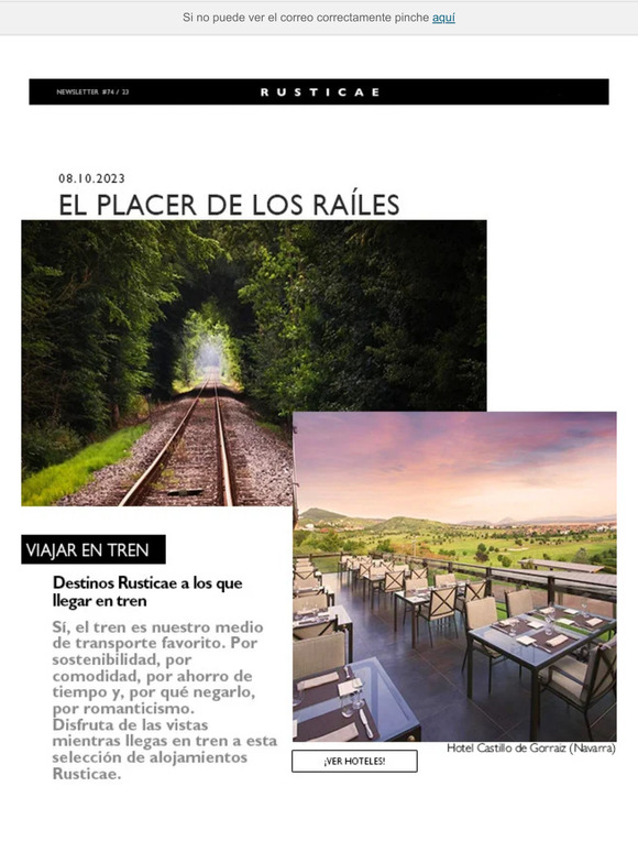 Rusticae: El placer de los raíles | Milled