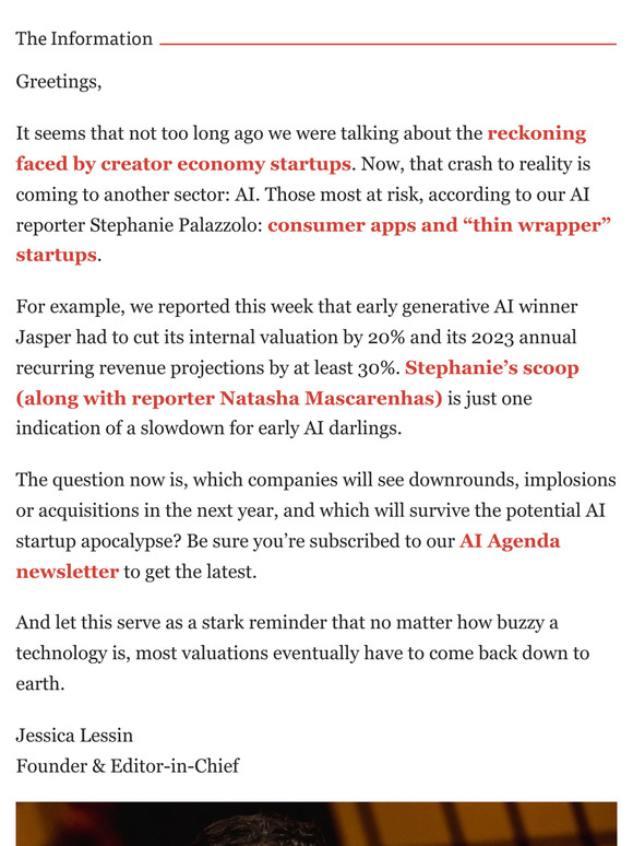 The Information: Editor’s Pick: Another reckoning: this time for AI ...