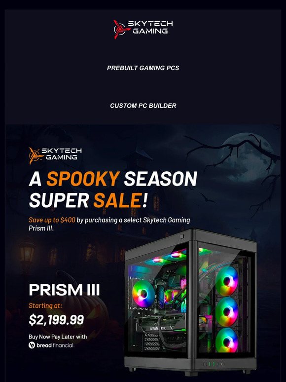 Skytech Gaming: Get ready to scream when you see our extreme savings on ...