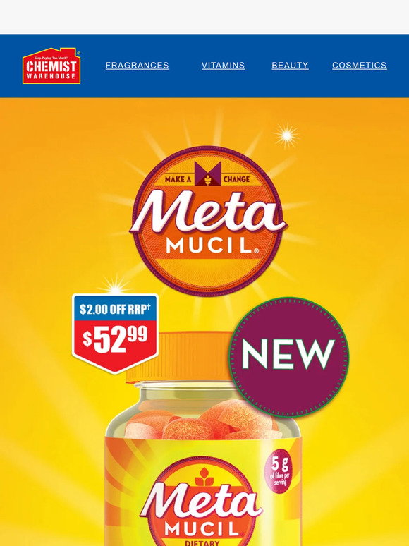 My Chemist: Introducing Metamucil's NEW Fibre Gummies! | Milled