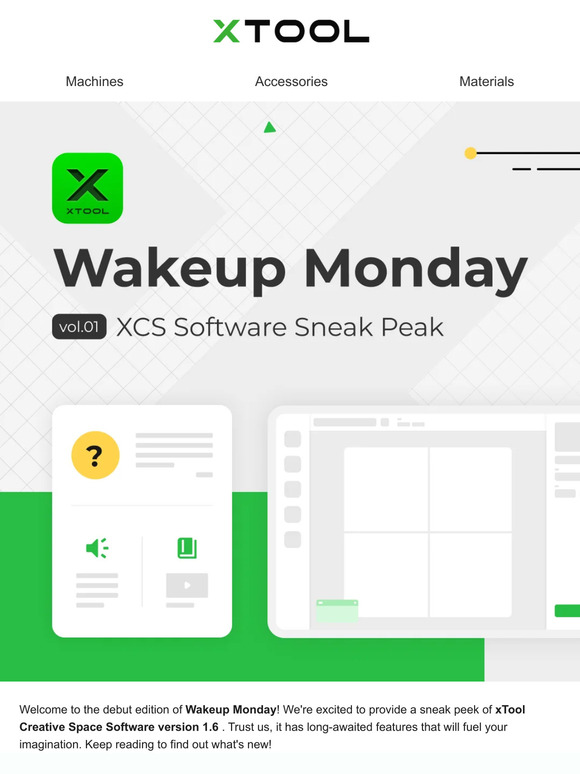 xTool: Wakeup Monday: XCS v1.6 Features Unveiled! 🚀 | Milled