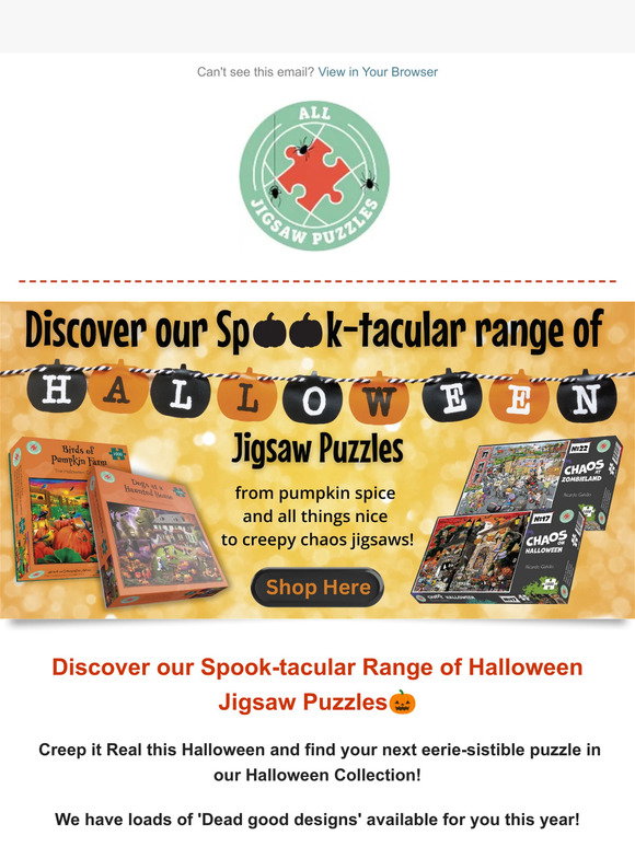 All Jigsaw Puzzles: Discover our Spook-tacular range of Halloween ...