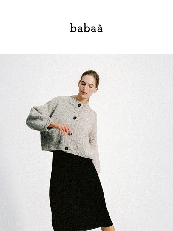 Babaa: BACK in stock: cardigan no23 | Milled