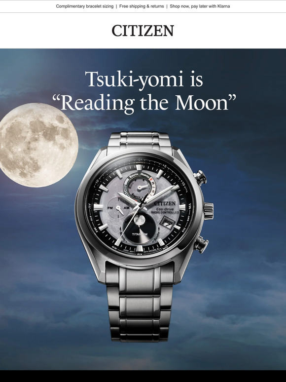 Citizen: World Space Week x World’s First Moon Phase with Atomic ...