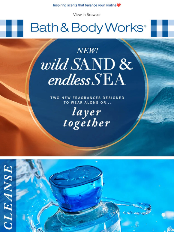 Bath & Body Works: Introducing... NEW Wild Sand & Endless Sea!😍 | Milled