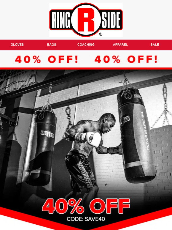 Ringside Boxing: Ready to save on boxing gear? | Milled
