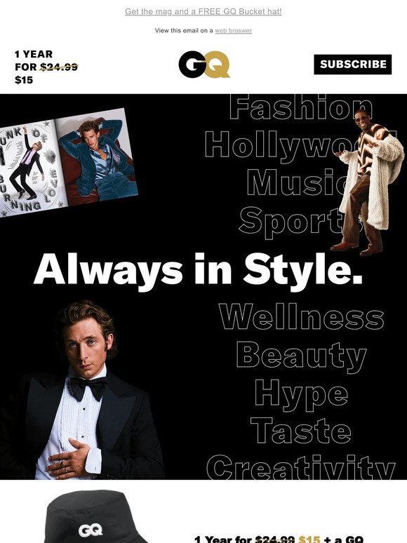 GQ: You don't want to miss this: GQ for only $15 | Milled