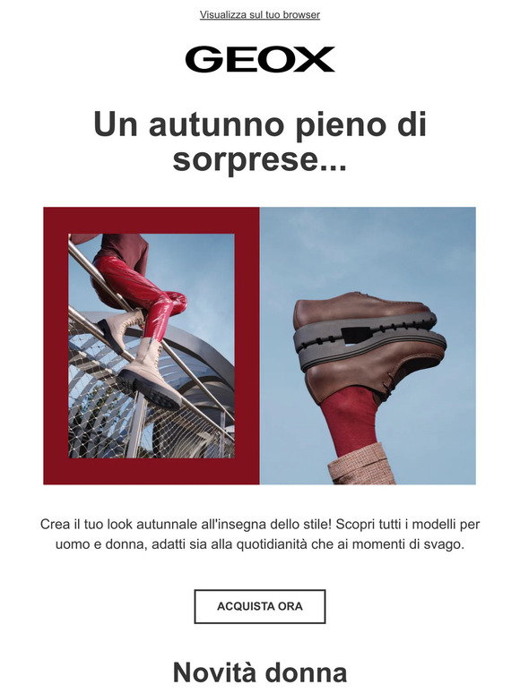 Geox: Collezione autunnale: novità tutte da scoprire! 🍂 | Milled