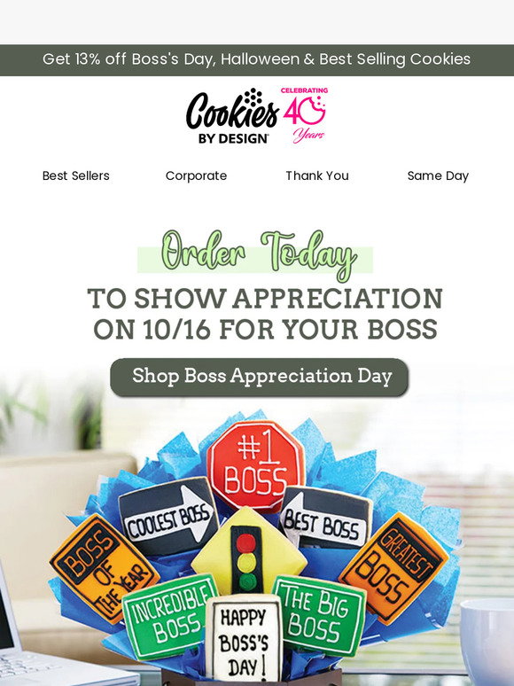 Cookies by Design: Celebrate Boss Appreciation Day with Delicious ...