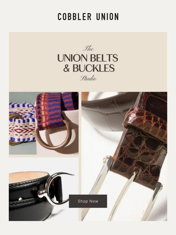 Cobbler Union: Belt Studio: A belt for every occasion | Milled
