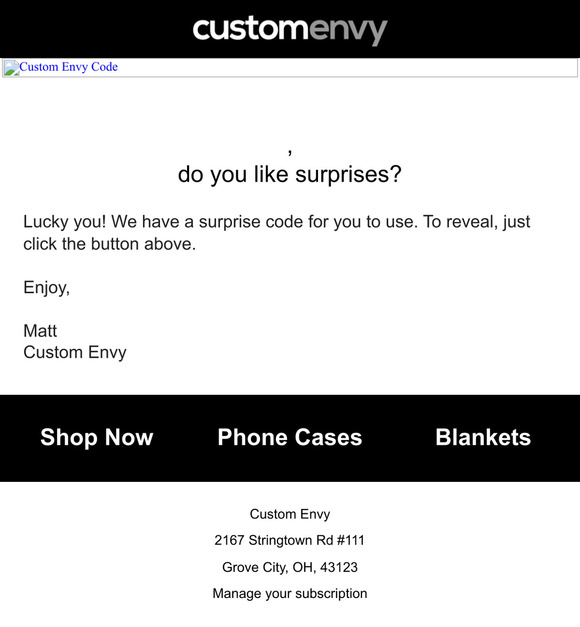 Custom Envy - Convert: Your Code is Ready | Milled