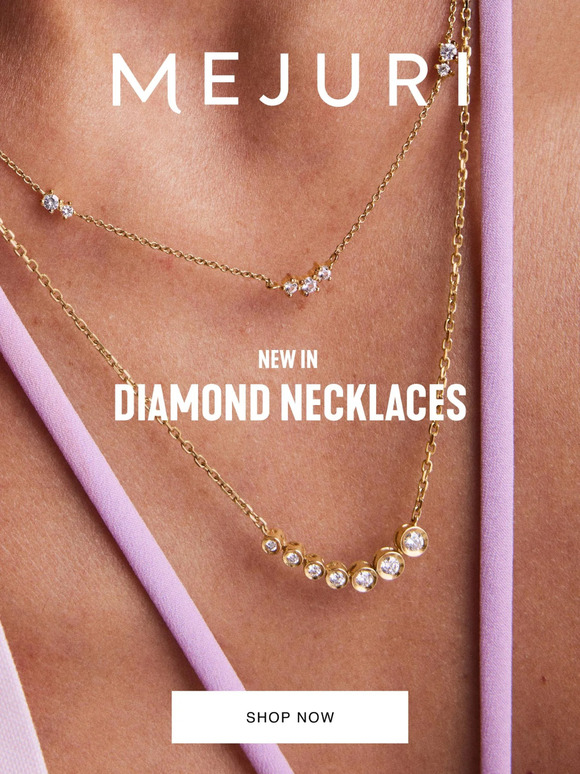 Mejuri: New In: Diamond Necklaces | Milled