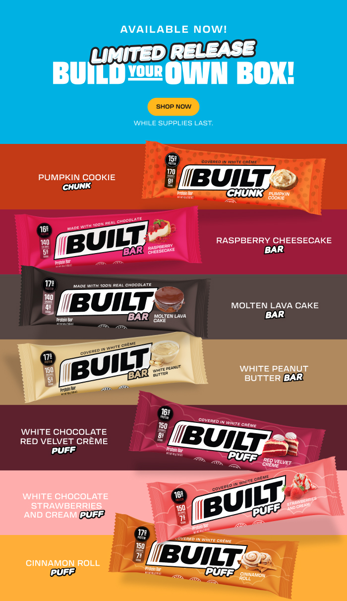 Built Bar: 💥 7 NEW FLAVORS - Build Your Own Box! 💥 | Milled