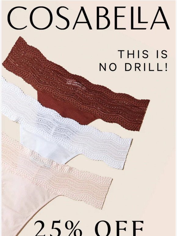 Cosabella: Complete the Look: The Perfect Bra for Your 25% off Panties ...