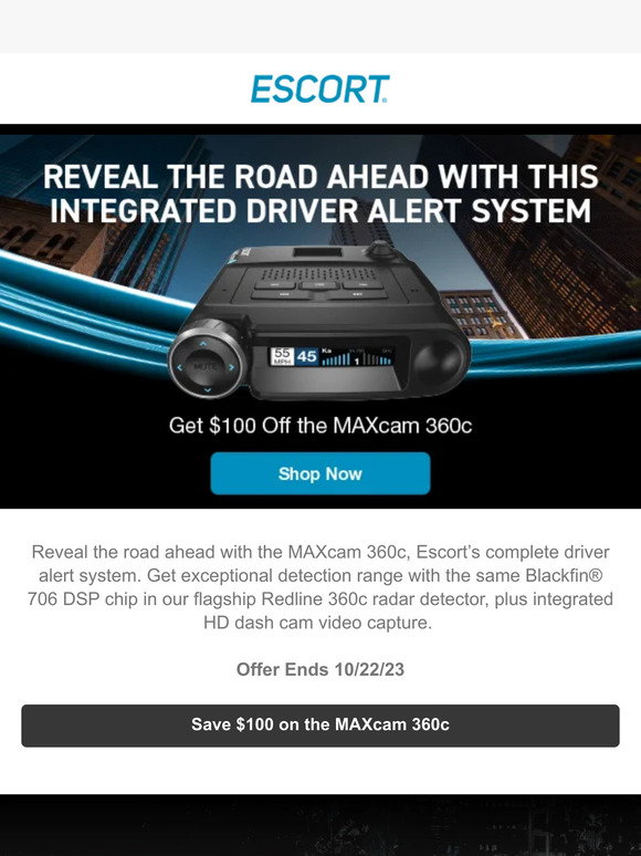 Escort: Reveal the Road Ahead with this Integrated Driver Alert System ...
