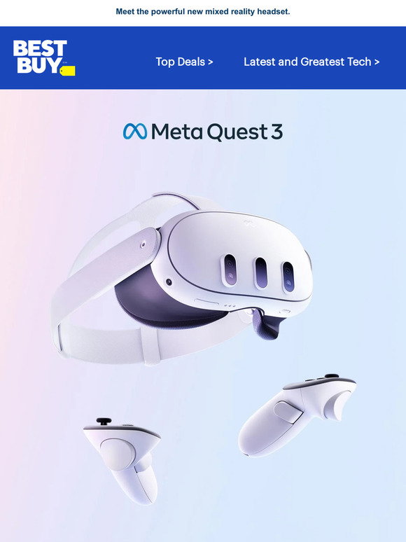 Best Buy: Meta Quest 3. Available now. | Milled
