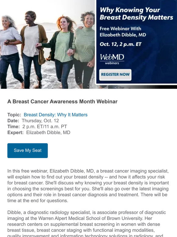 WebMD: Breast Density: Why It Matters | Milled