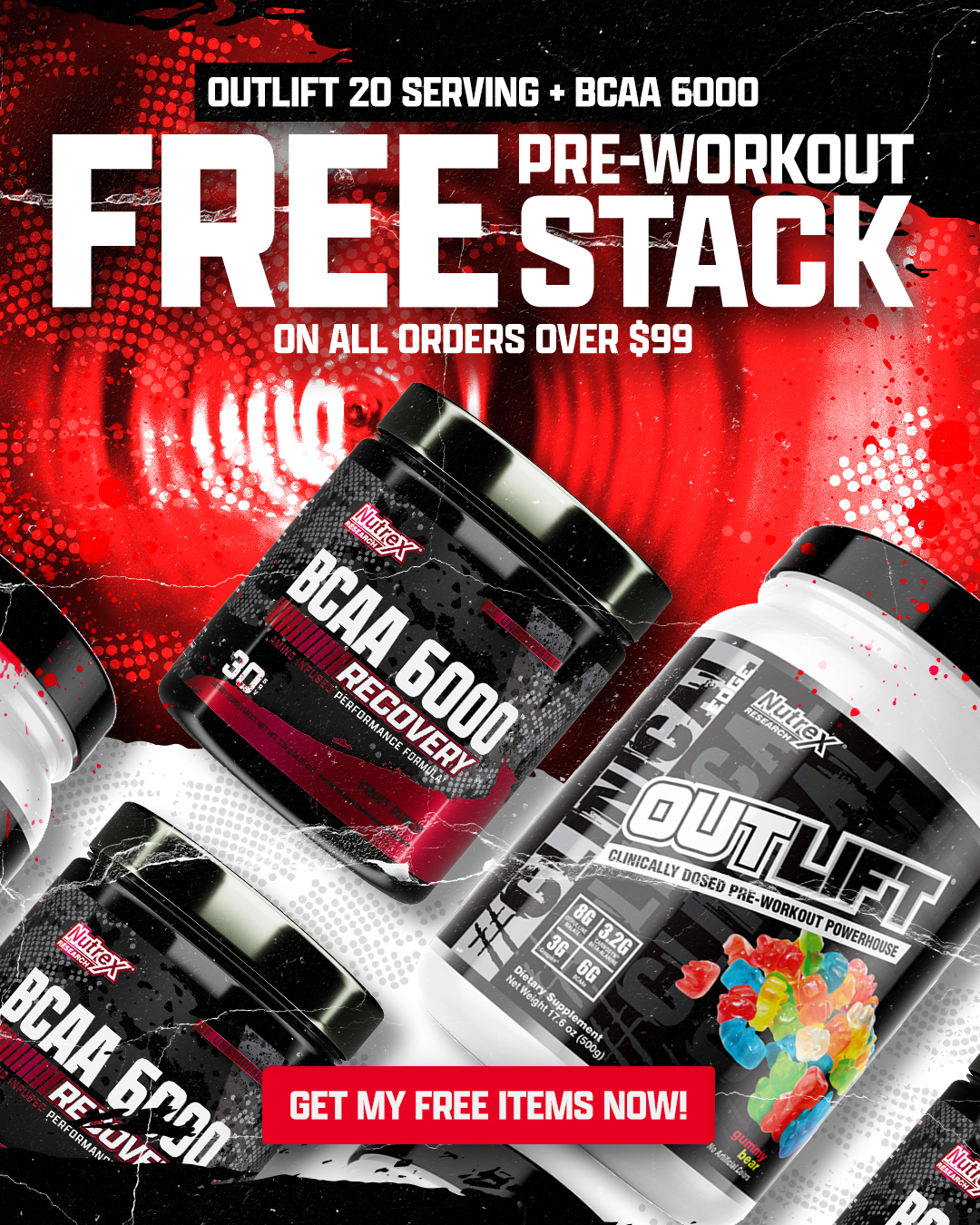 Nutrex Research: Get Your FREE Pre-Workout Stack... | Milled