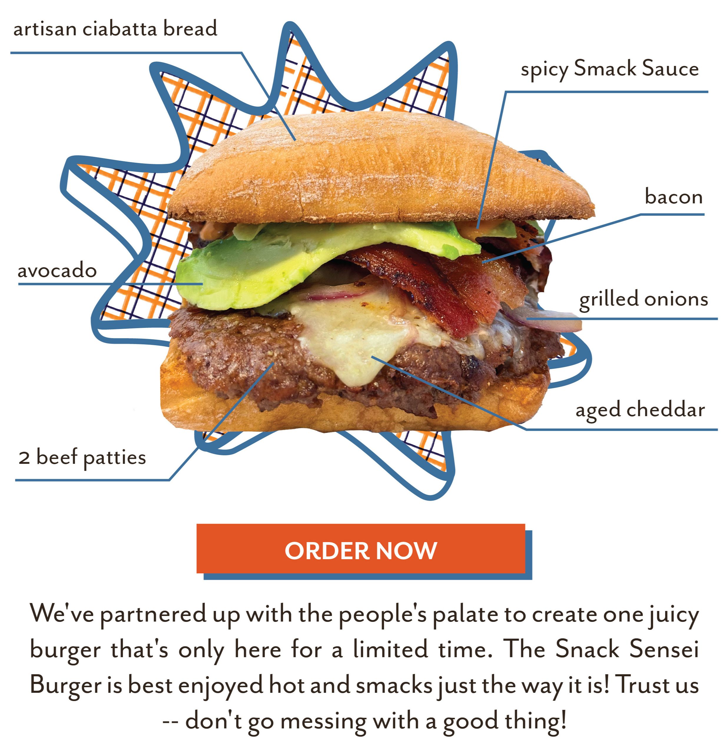 Super Duper: The Snack Sensei Burger Is Here! 🤩 | Milled