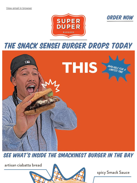 Super Duper: The Snack Sensei Burger Is Here! 🤩 | Milled