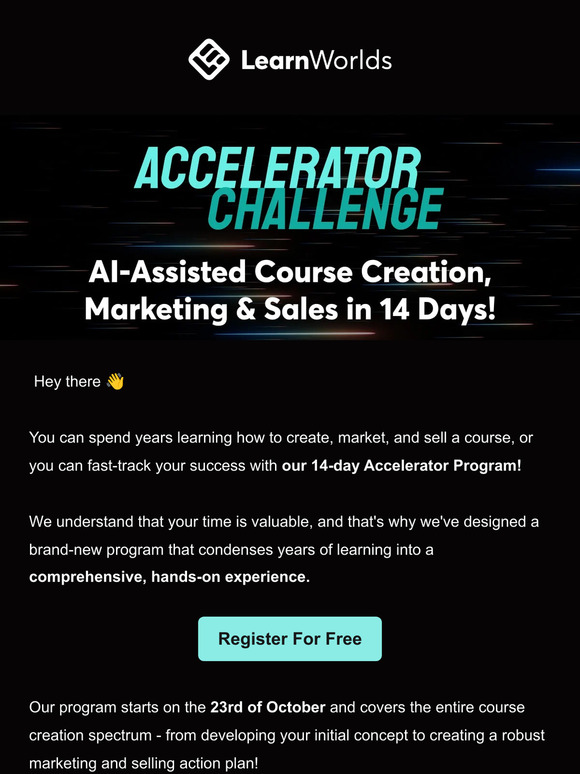 LearnWorlds: Accelerate Your Course Creation Journey: Join the 14-Day ...