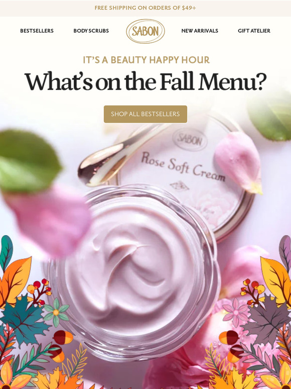 SABON: 🍂 What's on the Fall Beauty Menu | Milled
