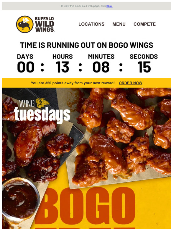 Buffalo Wild Wings: You're gonna want in on Wing Tuesdays 🍗 | Milled