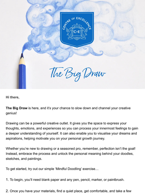 Centre Of Excellence: 🎨 The Big Draw is Here: Unleash Your Creative ...
