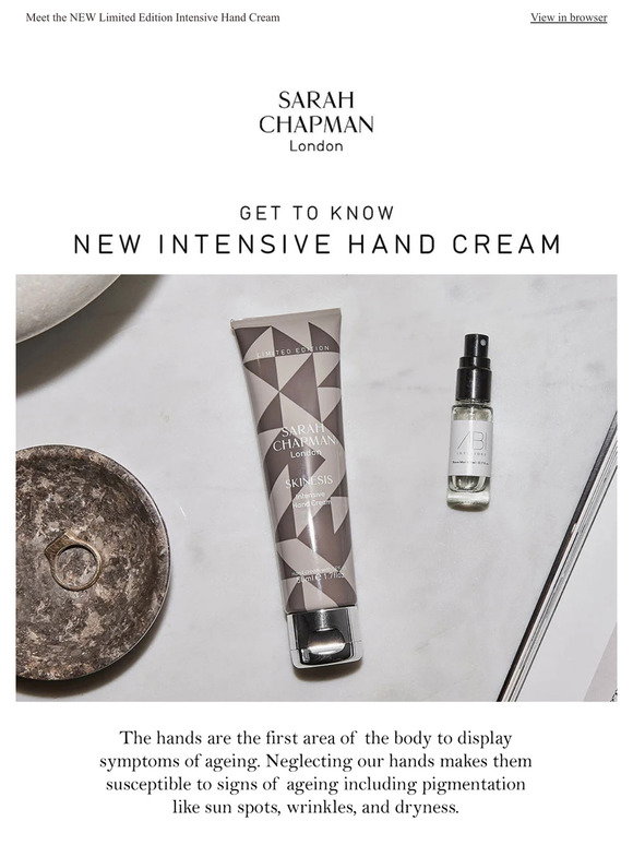 Sarah Chapman: 3 Signs You Need An Anti-Ageing Hand Cream | Milled