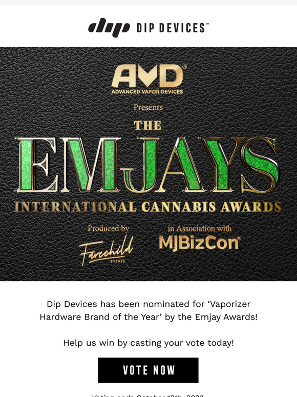 Dip Devices: Help us win Vaporizer Brand of the Year! | Milled