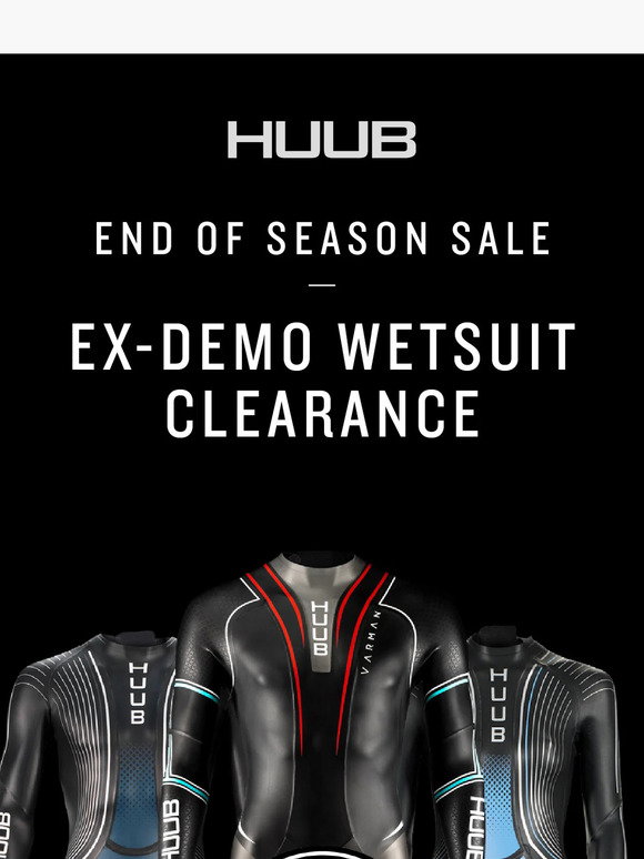 HUUB Design: MEGA PRICE DROP: 100's Of Wetsuits To Go... | Milled