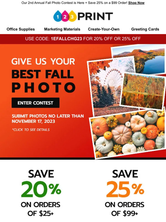123Print: 📸 Get Your Camera Ready: Our 2nd Annual Fall Photo Contest is ...