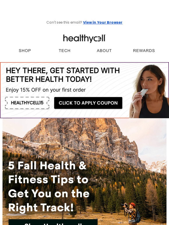 Healthycell: 5 Fall Health & Fitness Tips | Milled
