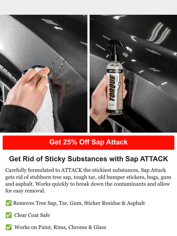 Torque Detail: 🌲 Remove Tree Sap, ⚫ Tar, Gum, 🫠 Sticker Residue & 🛣️ ...