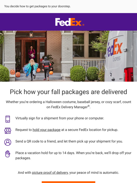 FedEx: Control your deliveries, digitally | Milled
