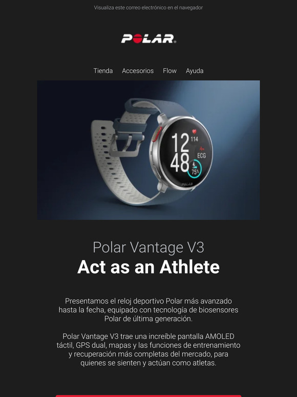Polar: Te presentamos el nuevo Polar Vantage V3 | Milled