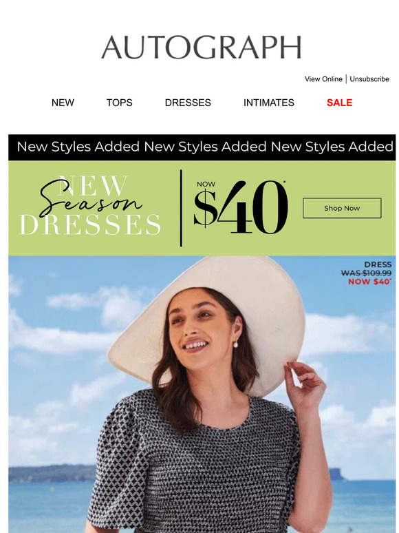 Autograph Fashion: What's the Dress Code? $40* NEW Spring Dresses | Milled