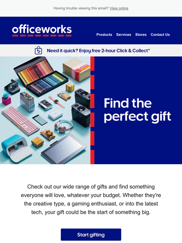Officeworks: Gifts everyone will love 🎁 | Milled