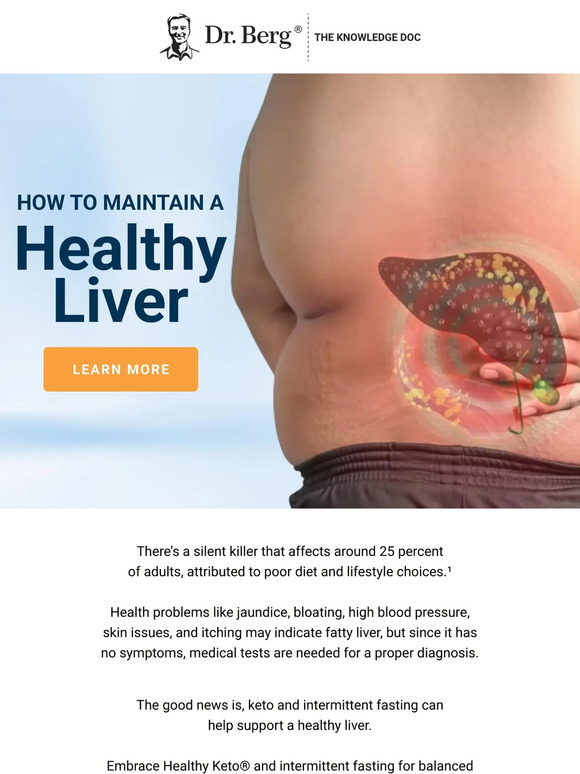 Dr. Berg: How to Maintain a Healthy Liver? 👉 | Milled