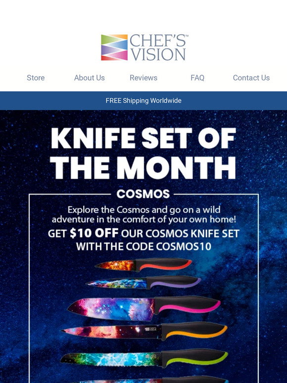 Chef's Vision: Knife Set of the Month: Cosmos Series 🌌 🔭 | Milled