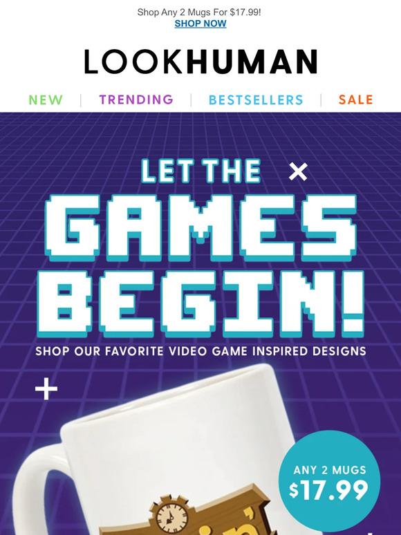 Look Human: Game Time! Shop Our Favorite Video Game Inspired Designs! 🎮 ...