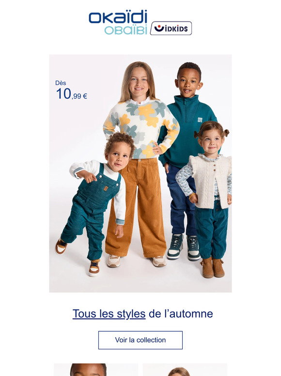 Okaïdi: Quel sera le style de votre enfant cet automne 🍂? | Milled