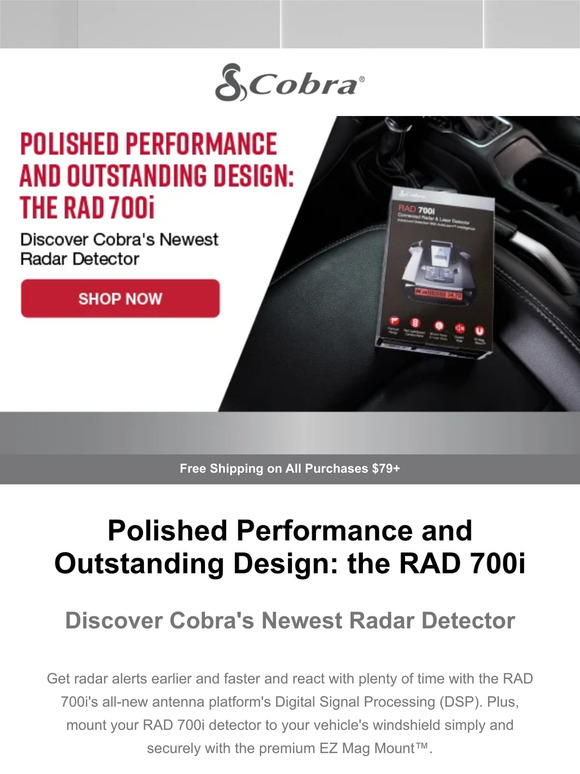 Cobra Electronics: Polished Performance and Outstanding Design: the RAD ...