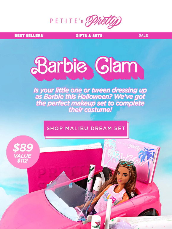 Petite 'n Pretty: Spooky Cute 👻 Shop Our Barbie Makeup Set for ...