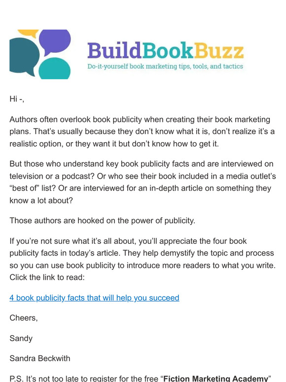 Build Book Buzz Book Publicity Forms And Templates: [Build Book Buzz ...