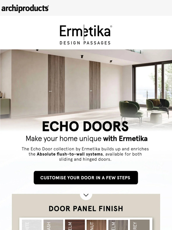 Archiproducts: Ermetika's New Echo Doors Collection: discover them and ...